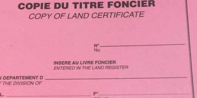 COMMENT ACQUERIR UN TITRE FONCIER SUR UN TERRAIN PRIVE DE L’ETAT AU CAMEROUN ? | Le RURAL.INFO
